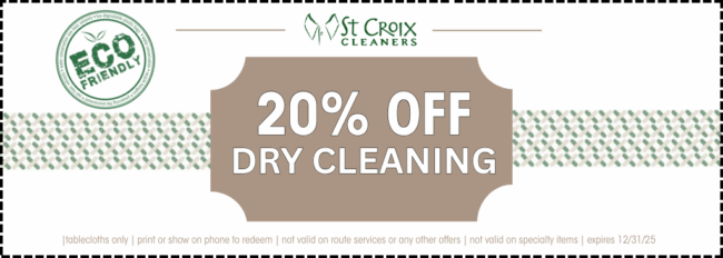 Dry Cleaning Services Offered by St. Croix Cleaners in Minnesota