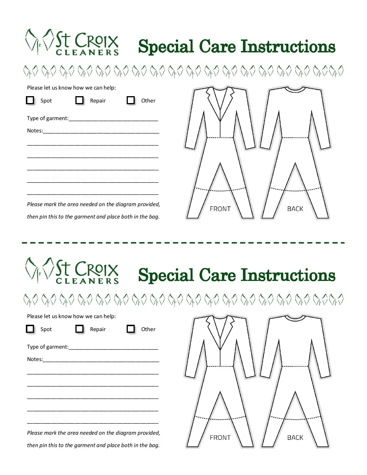 Pick-Up & Delivery - St Croix Cleaners Dry Cleaning